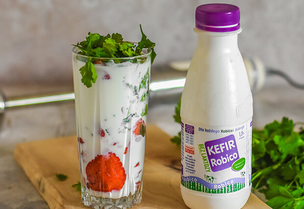 Kefir Robico bez laktozy z L. rhamnosus - Robico